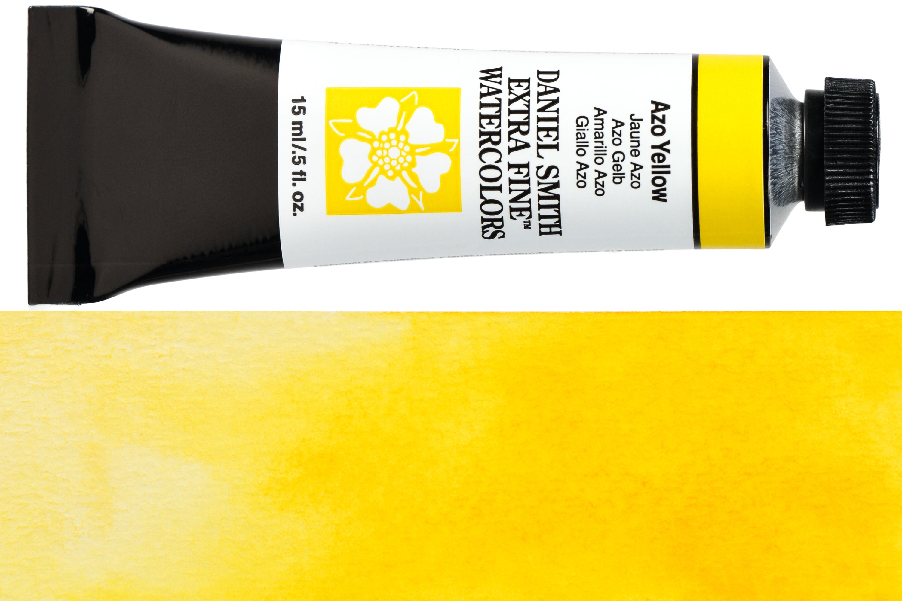 Daniel Smith Extra Fine Watercolor, 15 mL, Azo Yellow – St. Louis Art ...