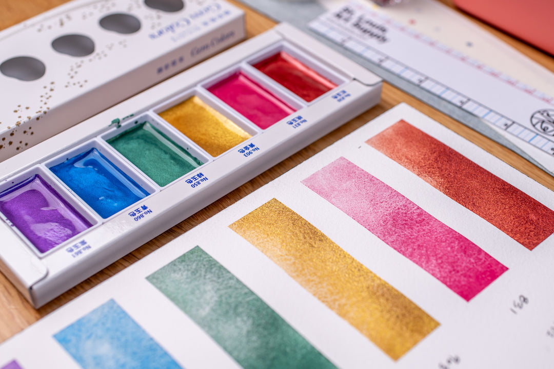 Gansai Tambi Gem Colors, Set of 6 – St. Louis Art Supply