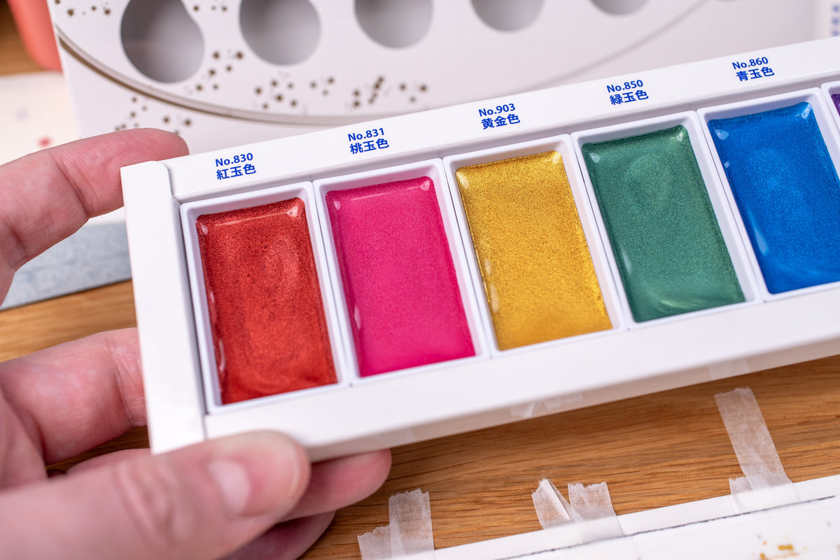 Gansai Tambi Gem Colors, Set of 6 – St. Louis Art Supply