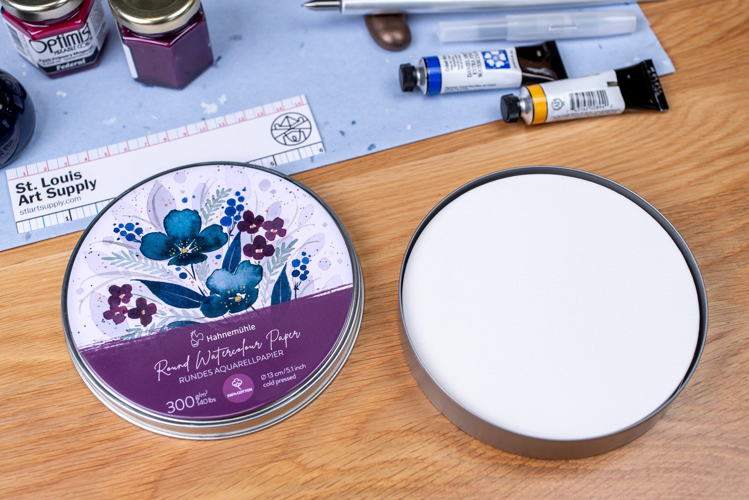 Round Watercolor Paper, 100% Cotton – St. Louis Art Supply