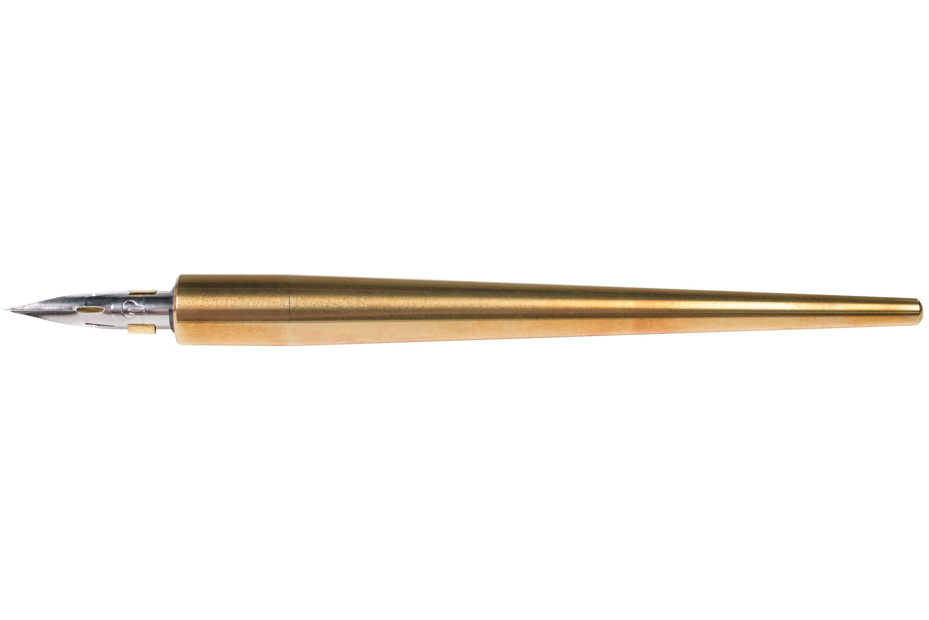 Raw Brass Dip Pen with Reservoir G Nib – St. Louis Art Supply