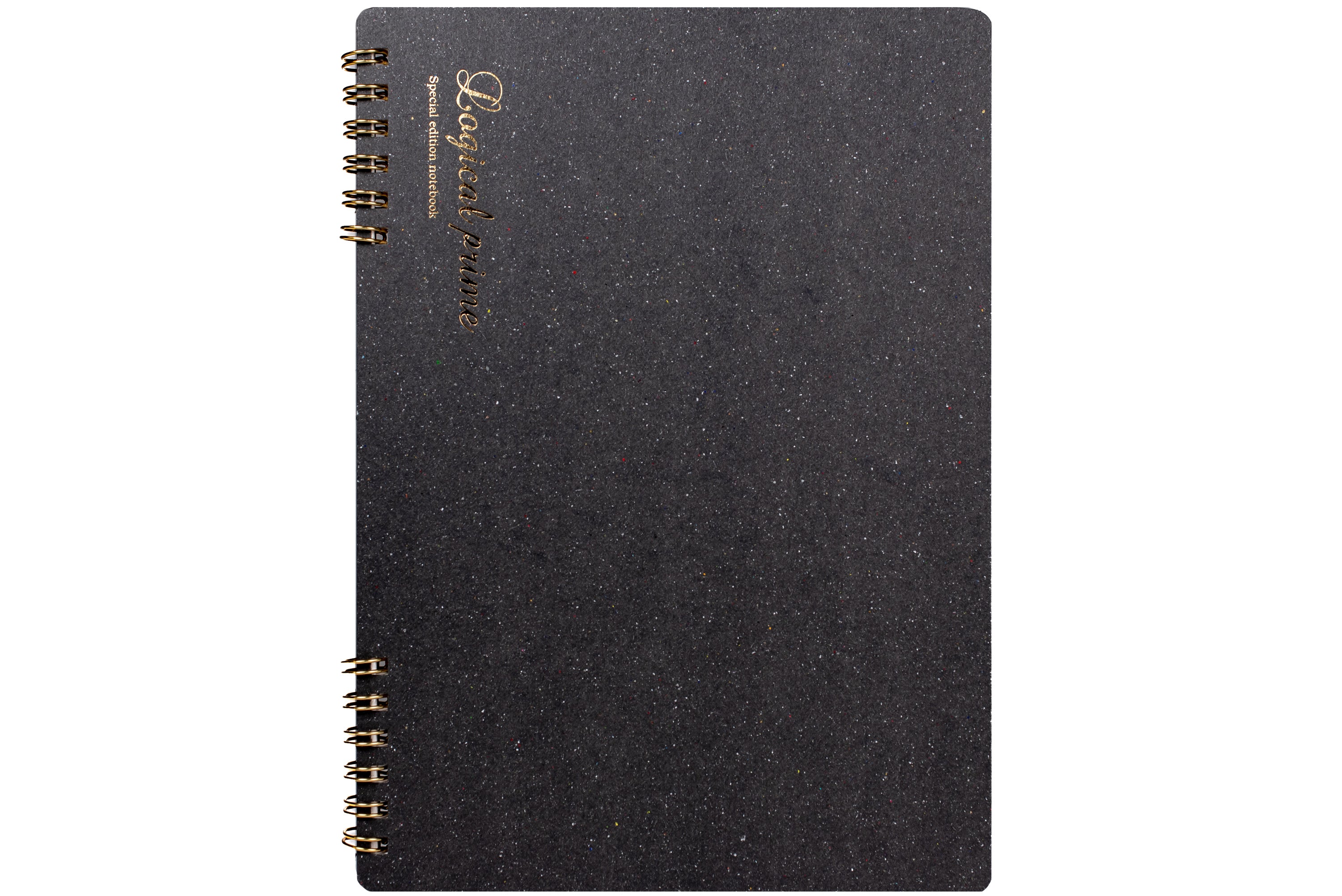 Logical Prime Split-Ring Notebook, Charcoal/Graph – St. Louis Art Supply