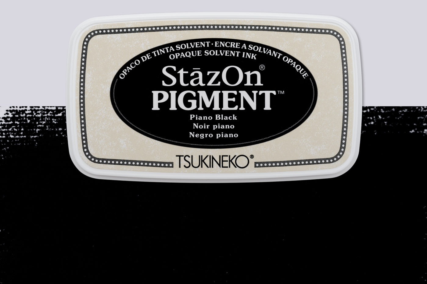 StazOn All-Surface Pigment Ink Pad, Piano Black – St. Louis Art Supply