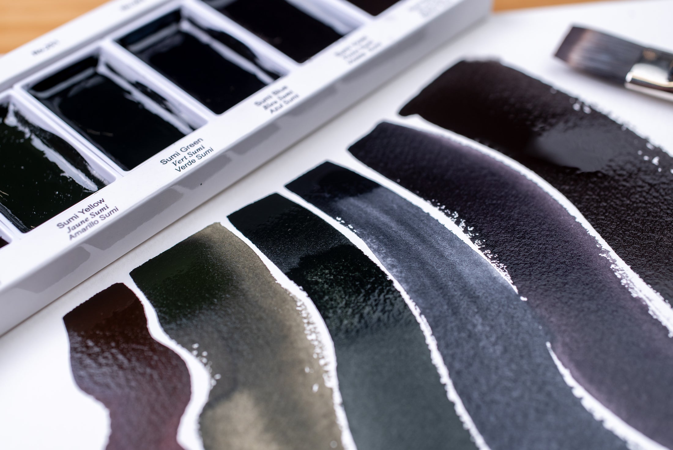 Gansai Tambi Sumi Colors, Set of 6 – St. Louis Art Supply