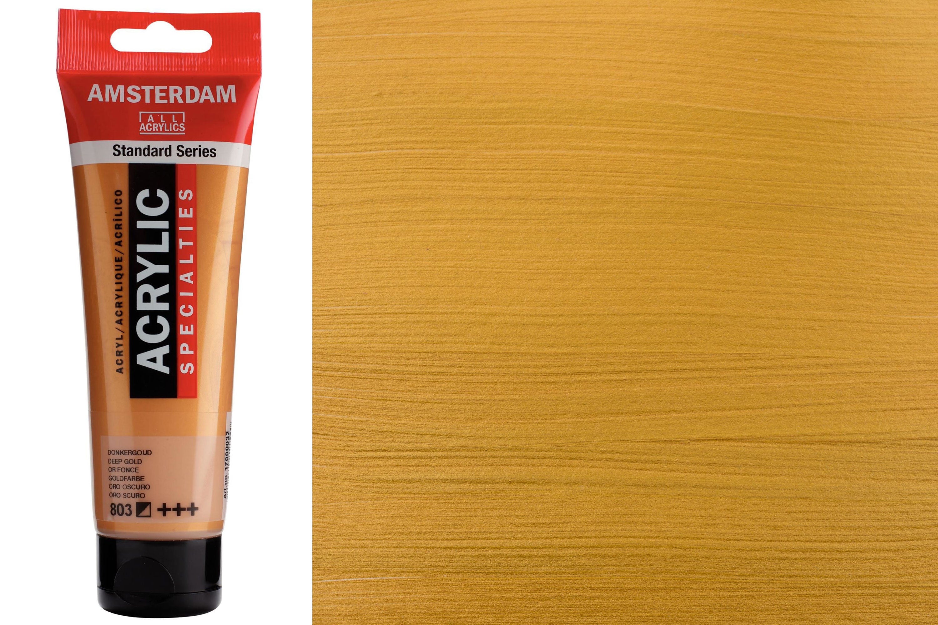 Amsterdam Standard Acrylic Colors, 120 mL, Metallic Deep Gold – St ...