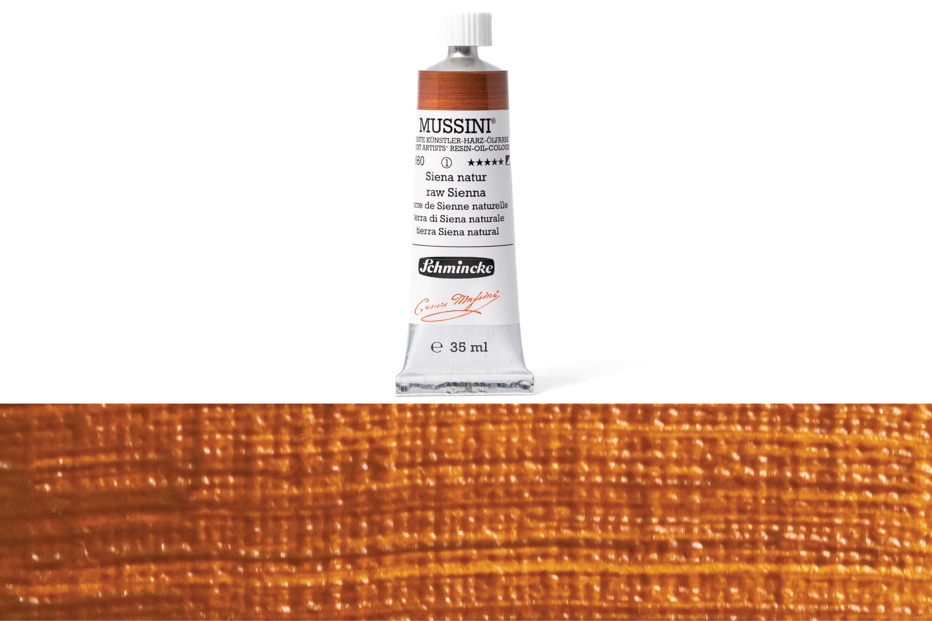 Schmincke Mussini Oil Colors, 35 mL, #660 Raw Sienna – St. Louis Art Supply