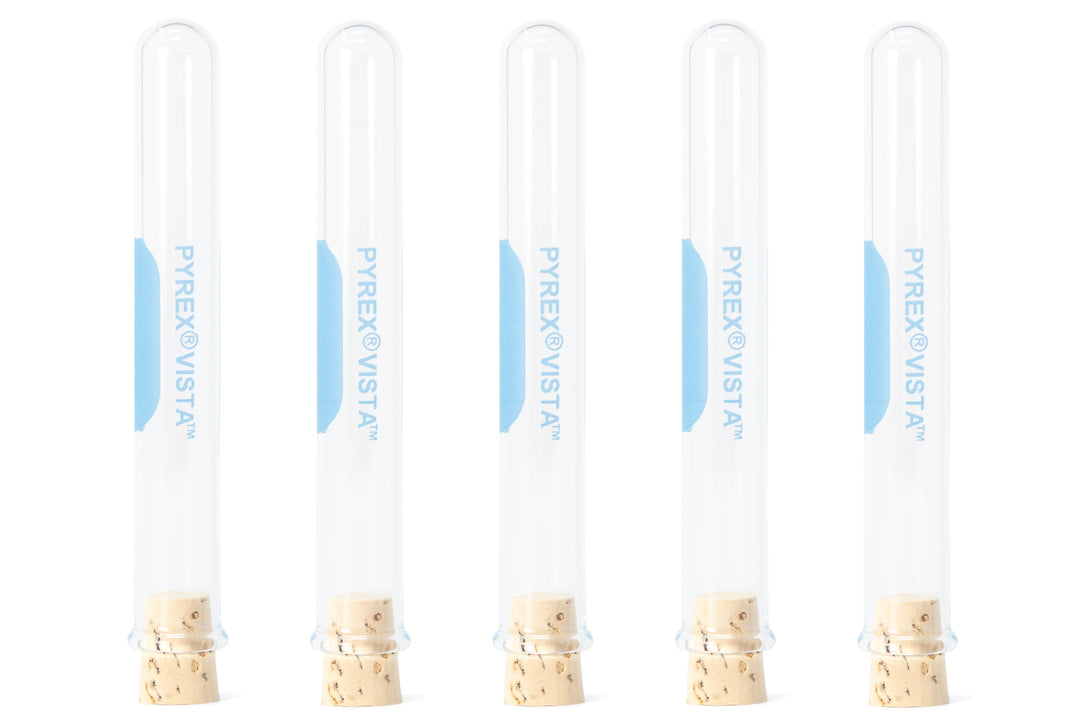 Pyrex Vista 3 mL Test Tubes with Cork Stoppers, Set of 5 – St. Louis ...