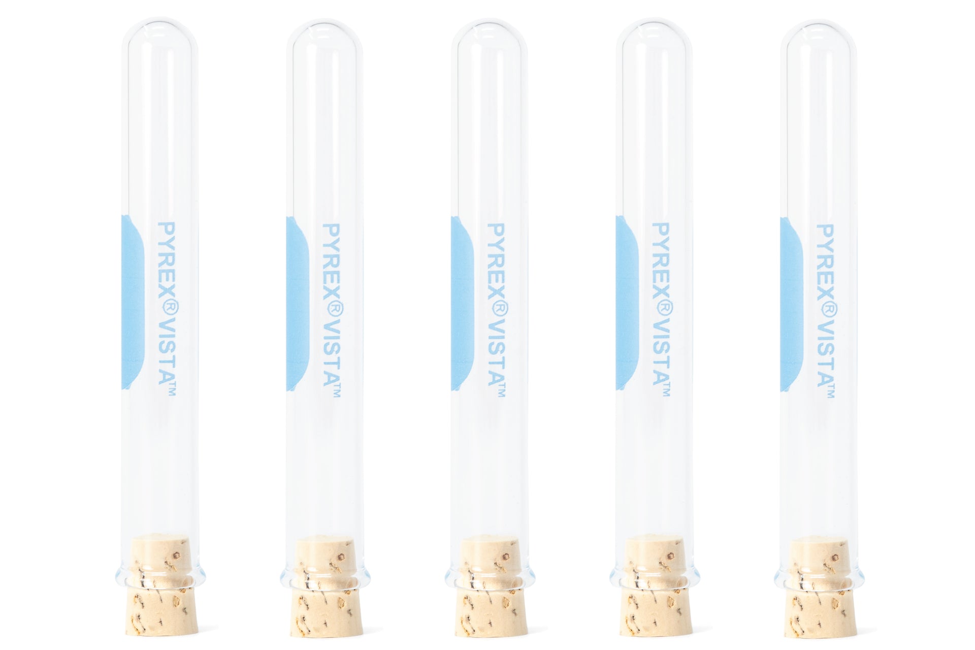 Pyrex Vista 3 mL Test Tubes with Cork Stoppers, Set of 5 – St. Louis ...